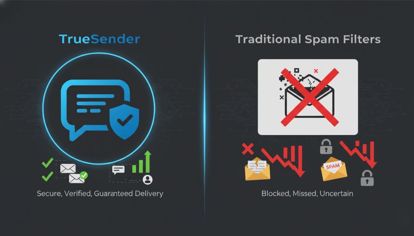 TrueSender vs Traditional Spam Filters